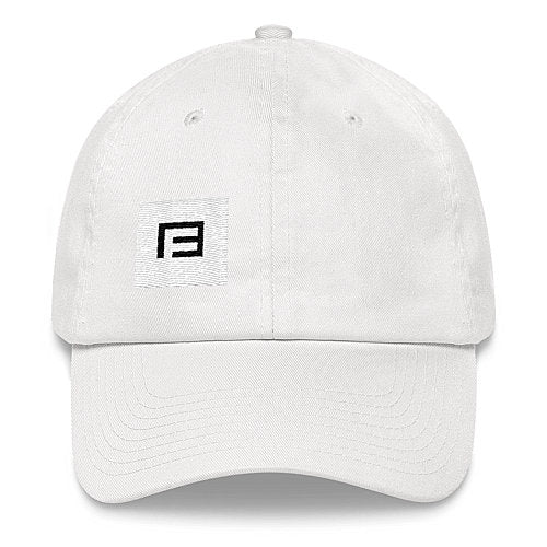 'Low Key' Cap with Signature B Logo in White – BARRI